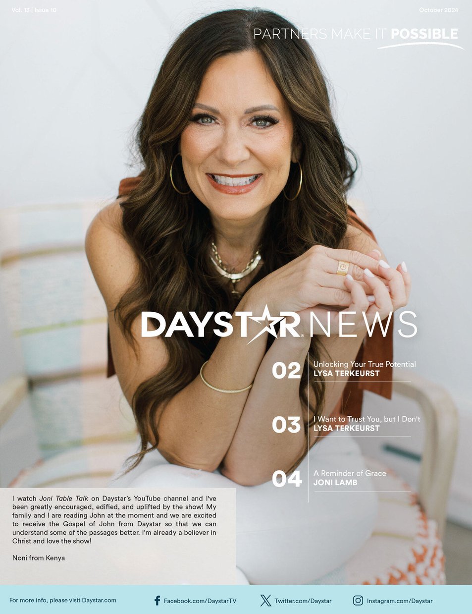 Letters from Joni | October 2024